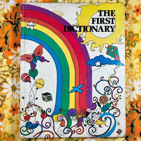 Banner Press | Other | Vintage 77 The First Dictionary Childrens Book ...